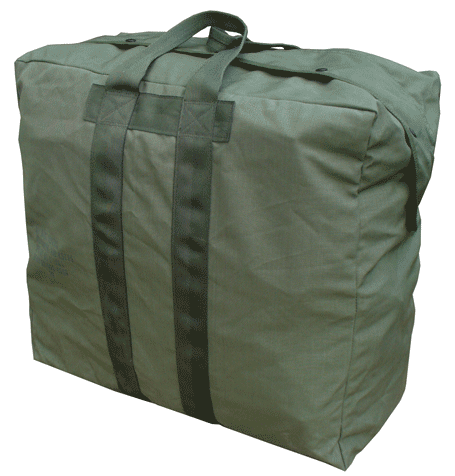 OD Green Canvas Flyer's Kit Bag - US GI Surplus | Army Navy Warehouse