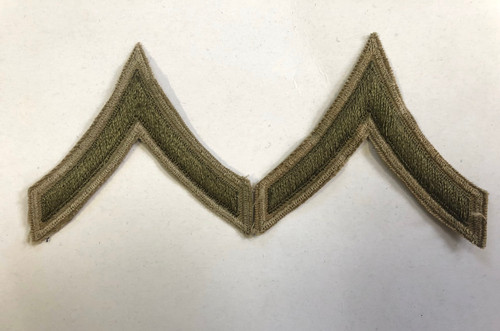 Pairs of US Army WW2 Era Private First Class Ranks | Army Navy Warehouse