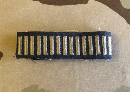 Vintage Silver & Blue Overseas Service Bars | Army Navy Warehouse