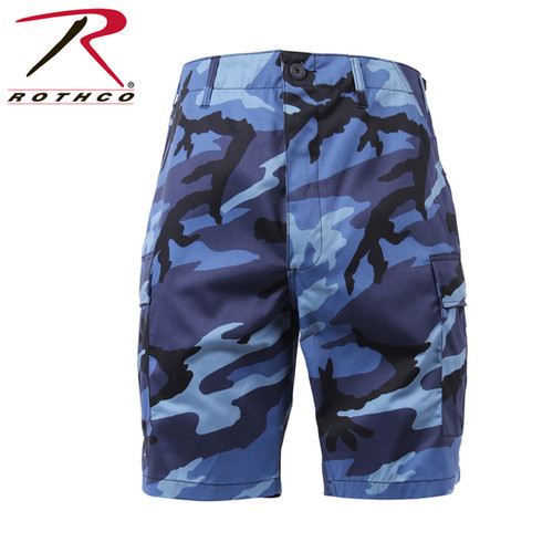 Rothco Sky Blue Camo BDU Shorts | Army Navy Warehouse