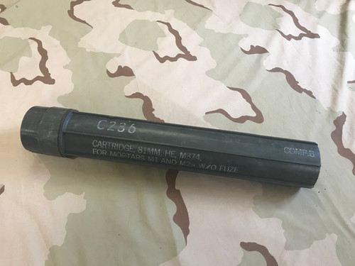 M1 M2 Mortar 81mm Cartridge Tube (Empty) | Army Navy Warehouse