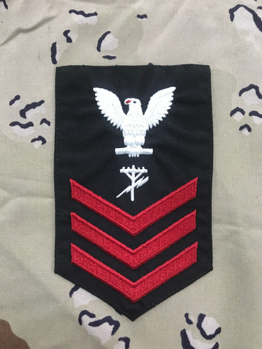 US Navy Rating Badge - Construction Electrician Patch | Army Navy Warehouse