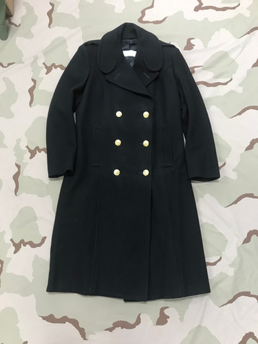 US Navy Wool Bridge Coat Long Pea Coat - Female | Army Navy Warehouse