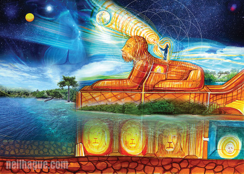 The Sphinx 10000 BC - Giclée Print (small) | Neilhaguebooks