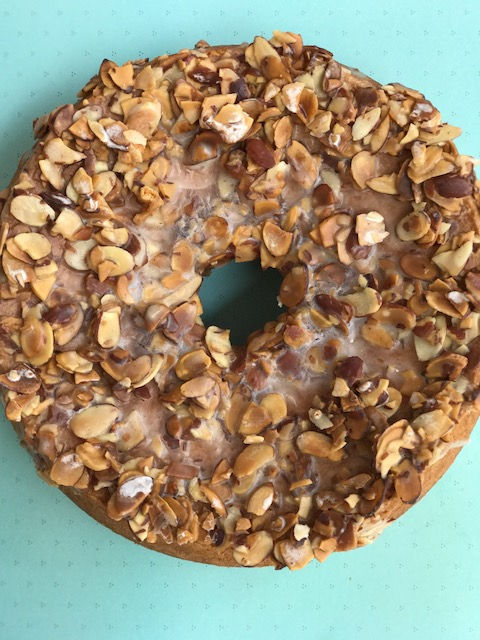 Cake Cockaigne with Bourbon and Toasted Almond Glaze