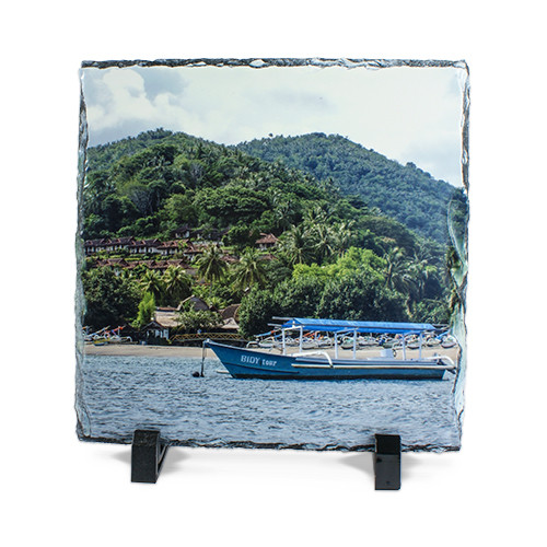 Schiefertafel in Rechteckform | WerbeTeam-Toepke