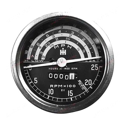 Tachometer (MPH) Case IH (w/Bracket & Studs) B275 B414 Series 5126 ...