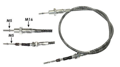 Loader Cable (63.0"/1600mm) Alo/Quicke (Cable Ends - Threaded) 5020311 ...