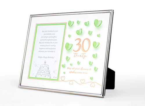 30th Birthday Photo Frame | CelebrationsTuggerah