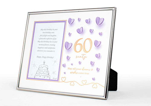60th Birthday Photo Frame | CelebrationsTuggerah