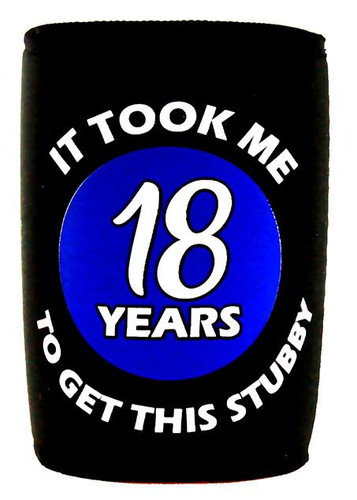 18th Birthday Stubby Holder | CelebrationsTuggerah