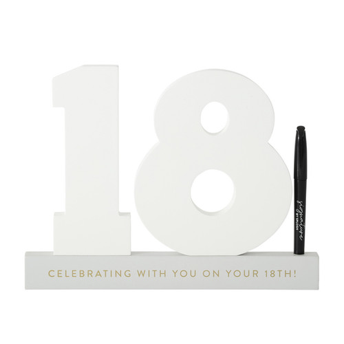 18th Birthday Signature Number | CelebrationsTuggerah