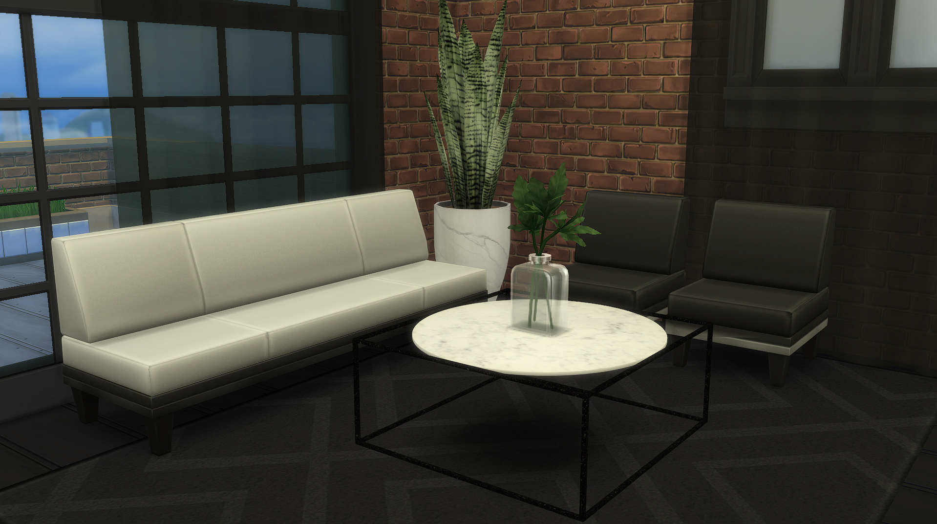 The Sims 4 - Sit On Me Lounge Addon Set
