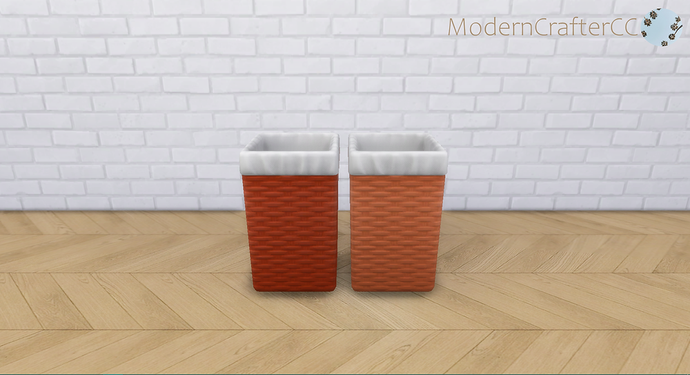 The Sims 4 Wicker Whims Hamper Recolour