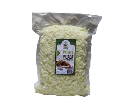 Papaya verde picada (1000g) | Famesur