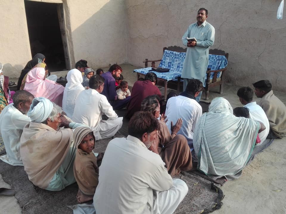 Prayer Program Led by Pastor Nadeem in Gojra City, Punjab, Pakistan
