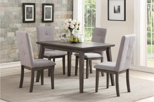 5Pc University Dining Table W/ 4 Chairs | Ashlyn Furniture