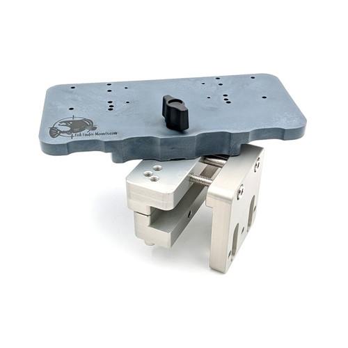 Basic Pontoon Rail Control Screen Mount | fishfindermounts2