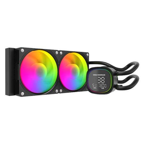 ENFRIAMIENTO LIQUIDO RGB EAGLE WARRIOR FROSTBITE HL240 FCFWT292001C AIO ...