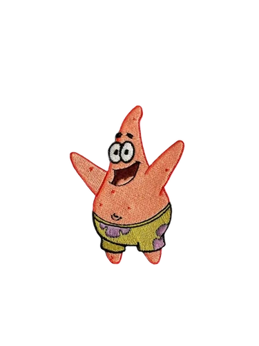 Patrick Star Patch |SpongeBob | Embroidered | PatchLand|Patch Shop