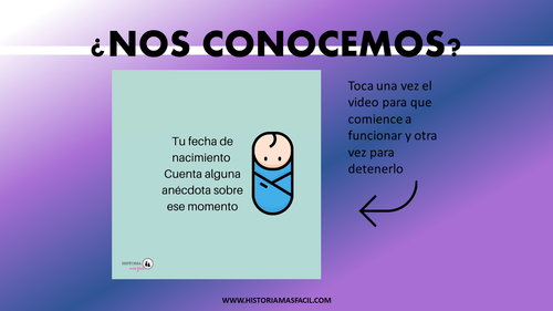 Dinámica "¿Nos conocemos?" | historiamasfacil