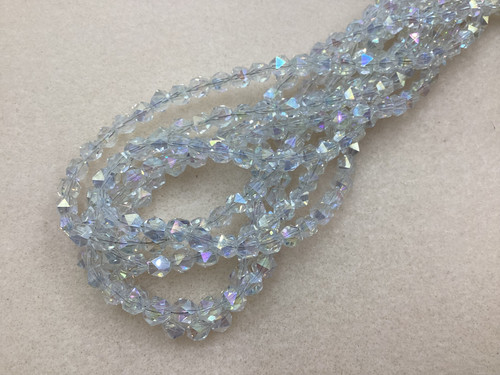 6mm Round English Cut Translucent Clear Luster | GGC Treasures