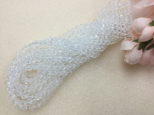 4mm Round Crystal Clear crystal beads | GGC Treasures