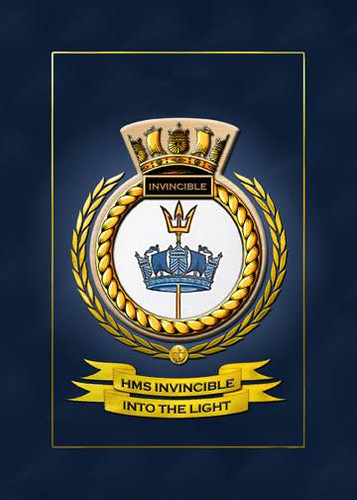 HMS INVINCIBLE - SHIPS CREST | My Vxw Site Z4zmk6 1