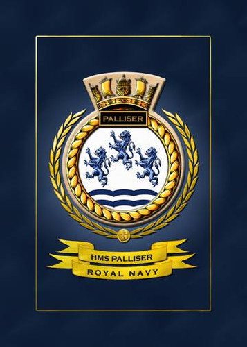 HMS PALLISER - SHIPS CREST | JACKS TAXI