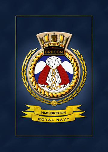 HMS BRECON - SHIPS CREST | JACKS TAXI