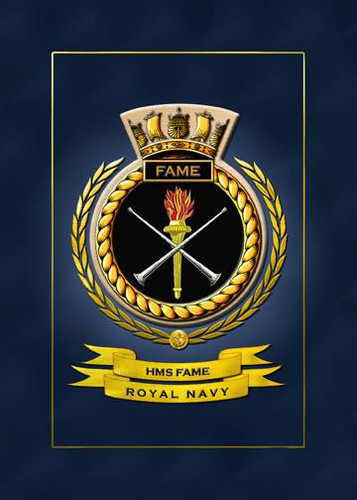 HMS FAME - SHIPS CREST | JACKS TAXI