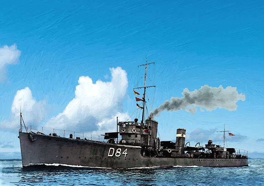 HMS TYRIAN "D84" | JACKS TAXI