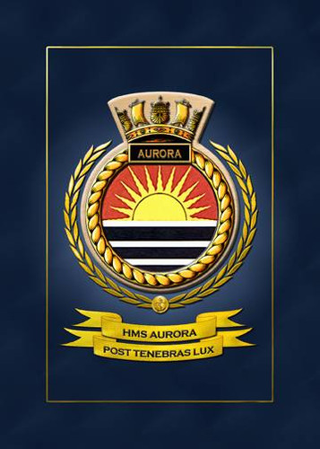 HMS AURORA - SHIPS CREST | JACKS TAXI