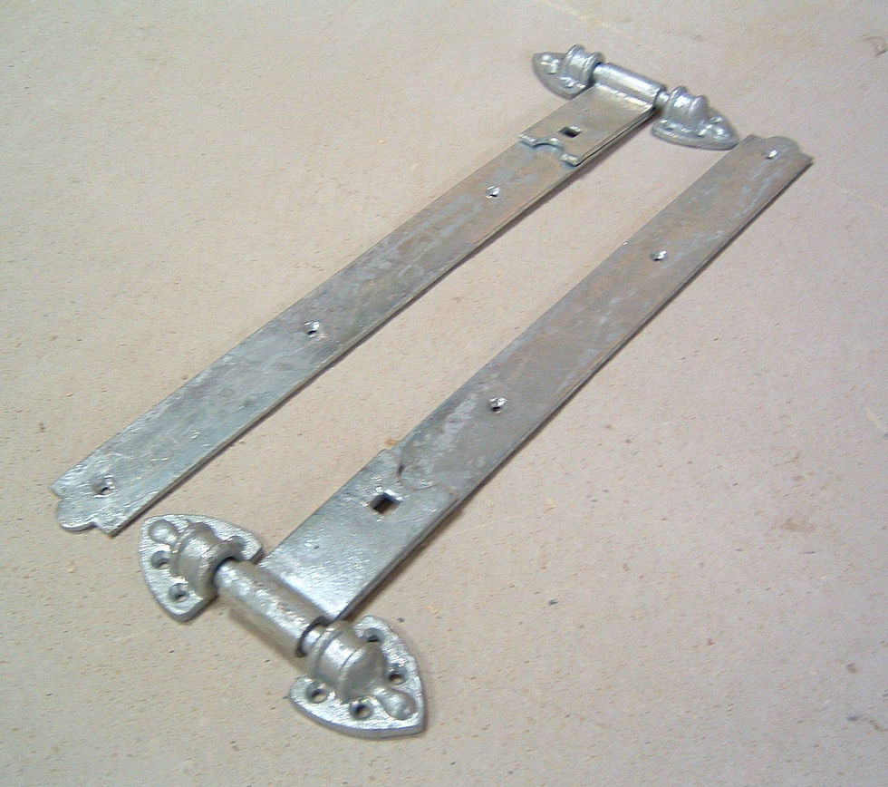 One Pair of 36 inch Galvanised Heavy Reversible Hinges | Gate Fittings ...