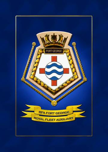 RFA FORT GEORGE - SHIPS CREST | JACKS TAXI