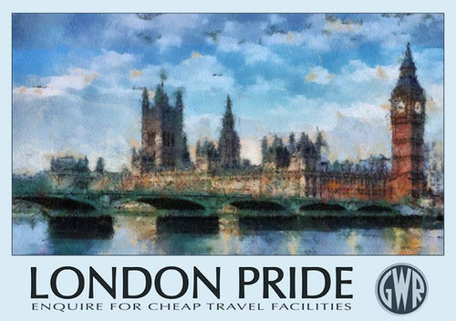 GWR - 1940s Style Poster "London Pride" | JACKS TAXI