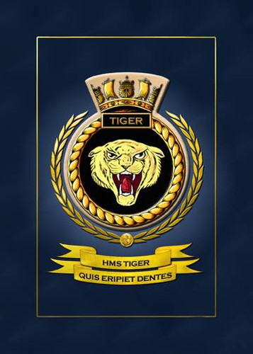 HMS TIGER - SHIPS CREST | JACKS TAXI