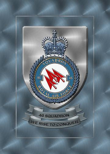 RAF SQUADRON CREST 46 Squadron | JACKS TAXI