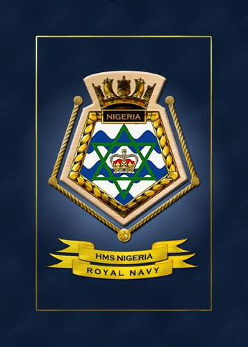 HMS NIGERIA - SHIPS CREST | JACKS TAXI