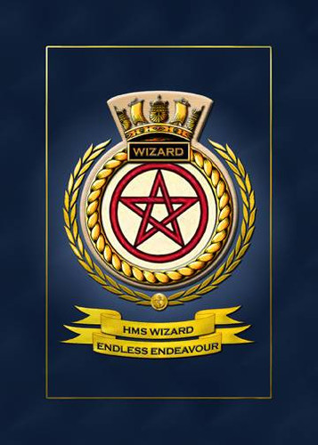 HMS WIZARD - CREST | JACKS TAXI