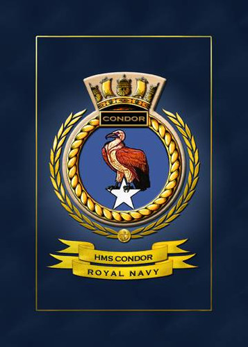HMS CONDOR - SHIPS CREST | JACKS TAXI