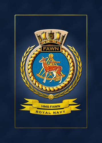 HMS FAWN - SHIPS CREST | JACKS TAXI