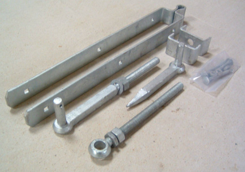 24 inch Galvanised Adjustable Hang set | Gate Fittings Direct