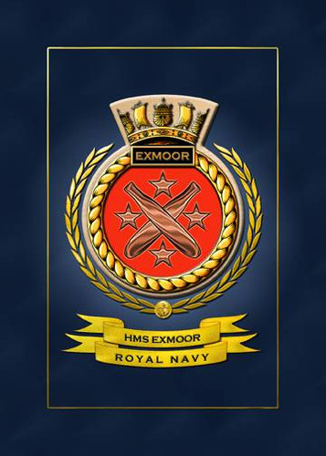 HMS EXMOOR - SHIPS CREST | JACKS TAXI
