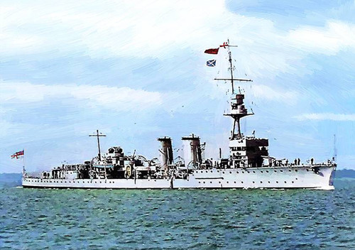 HMS CENTAUR "5th Cruiser Squadron" | JACKS TAXI