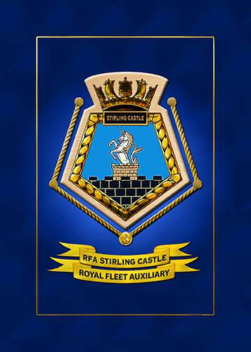 RFA STIRLING CASTLE - SHIPS CREST | JACKS TAXI