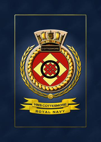 HMS COTTESMORE - SHIPS CREST | JACKS TAXI