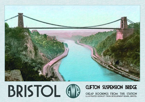 GWR - 1900s Style Poster "Bristol" | JACKS TAXI