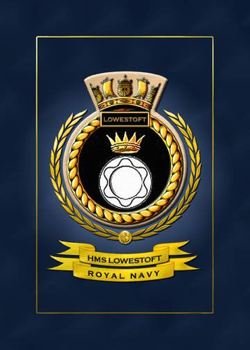 HMS LOWESTOFT - SHIPS CREST | JACKS TAXI