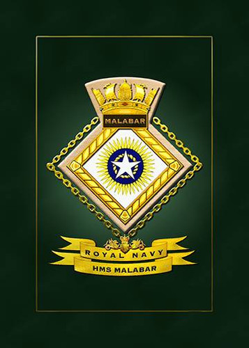 HMS MALABAR - SHIPS CREST | JACKS TAXI